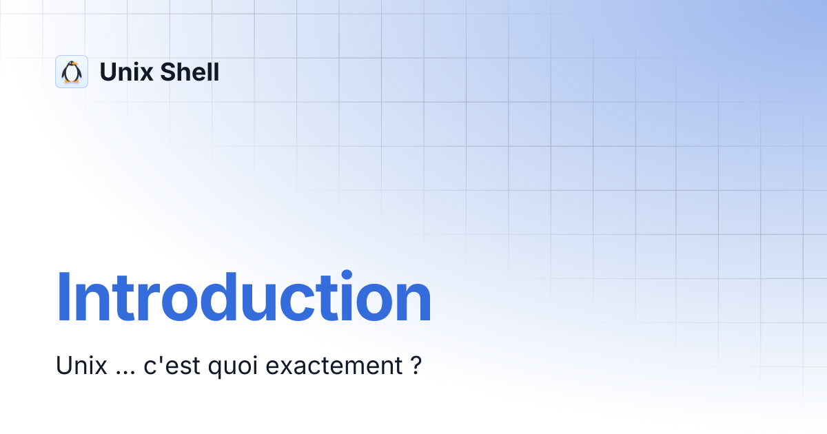 Introduction | Unix Shell